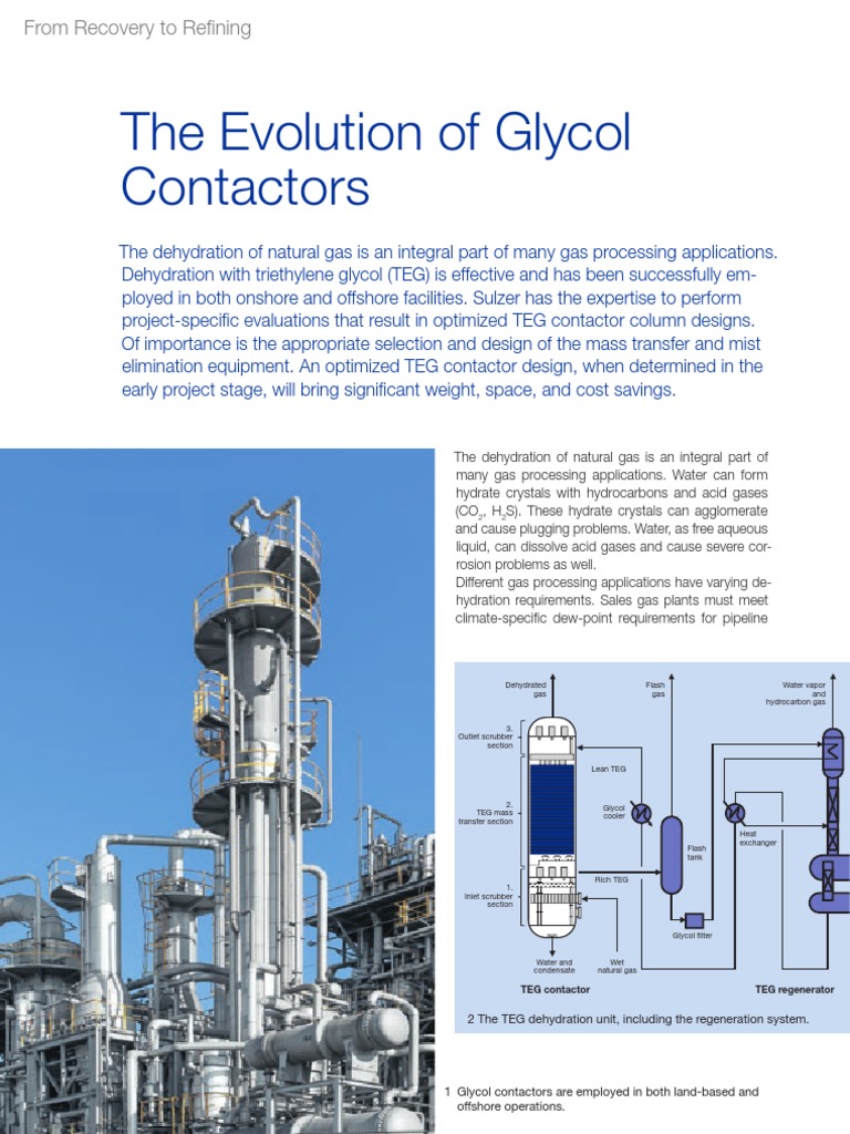 The Evolution of Glycol Contactors | PDF | Natural Gas | Natural Gas ...