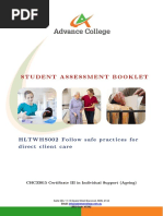 HLTINF006 Assessment Task 1 With Answer | PDF | Hygiene | Infection