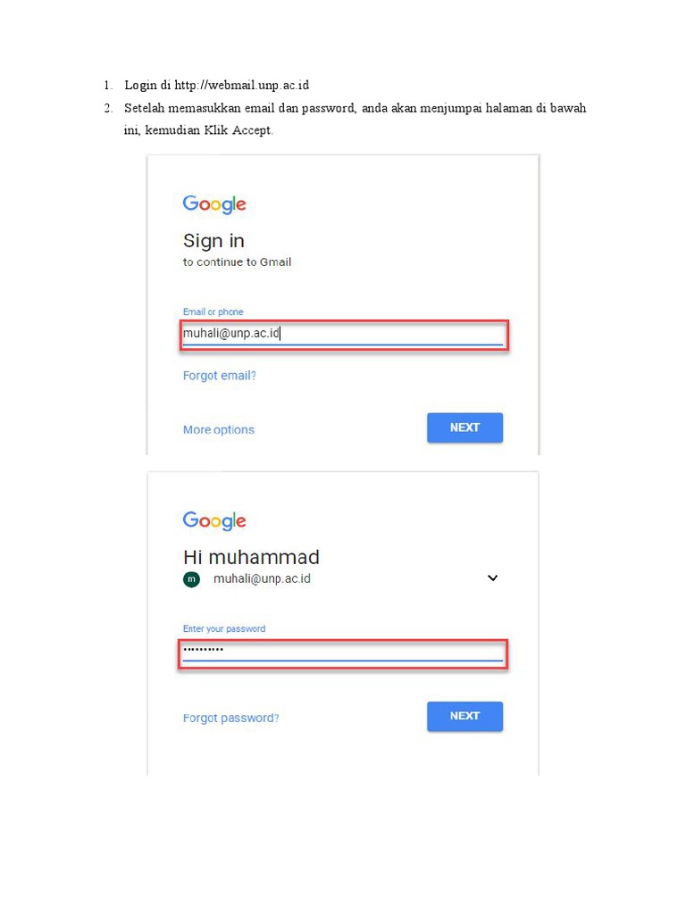 Login Di Http://webmail - Unp.ac - Id 2. Setelah Memasukkan Email Dan Password, Anda Akan ...