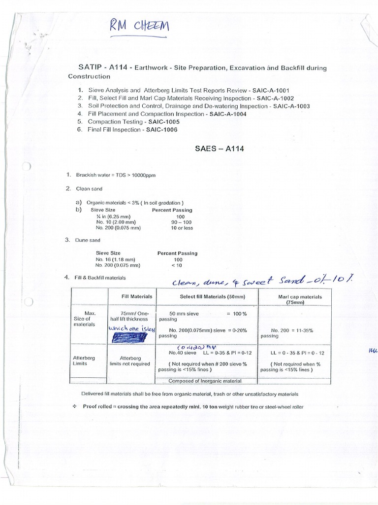 Aramco Notes For Test.a 114. | PDF