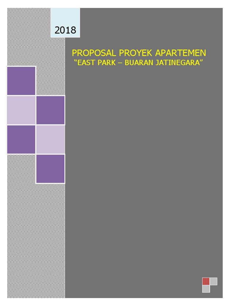 Proposal Proyek Apartemen PT Bangun Sarana Graha Lestari (Indonesia) 01 ...