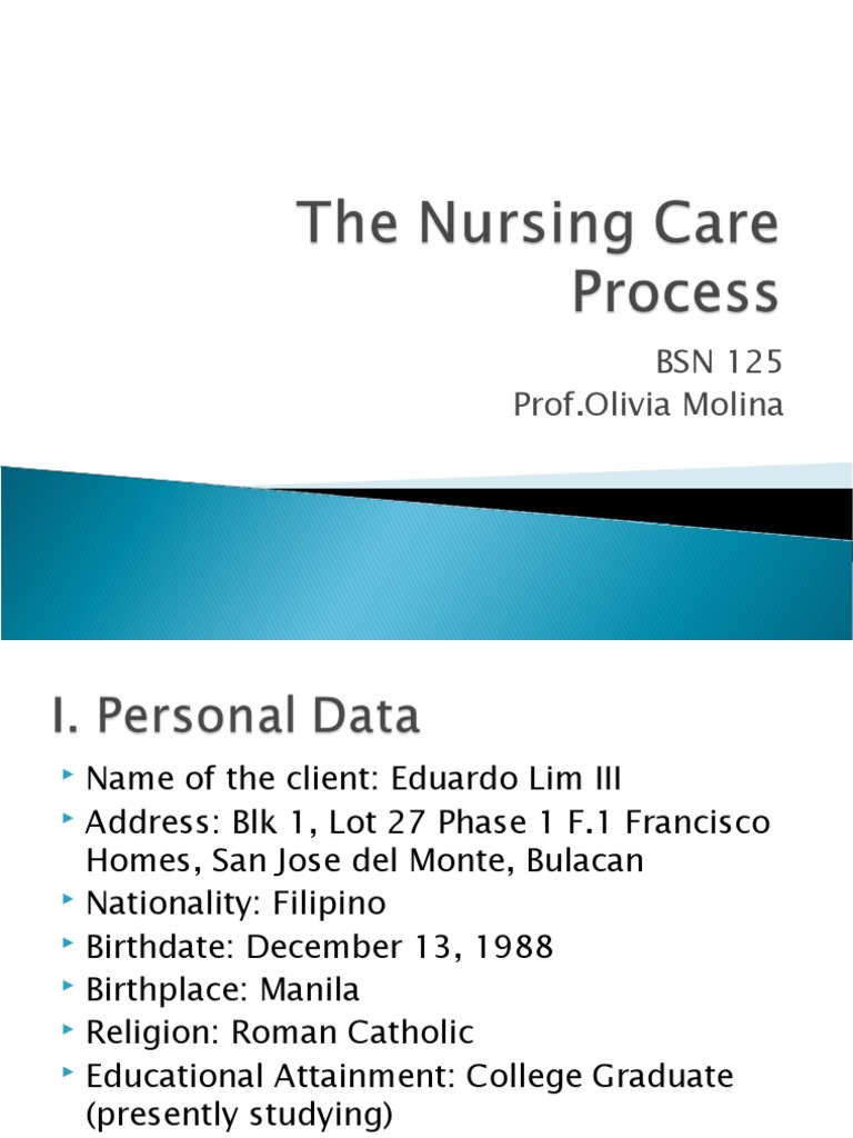 Nursing Care Plan for a Client with Dislocation of the Upper Left ...