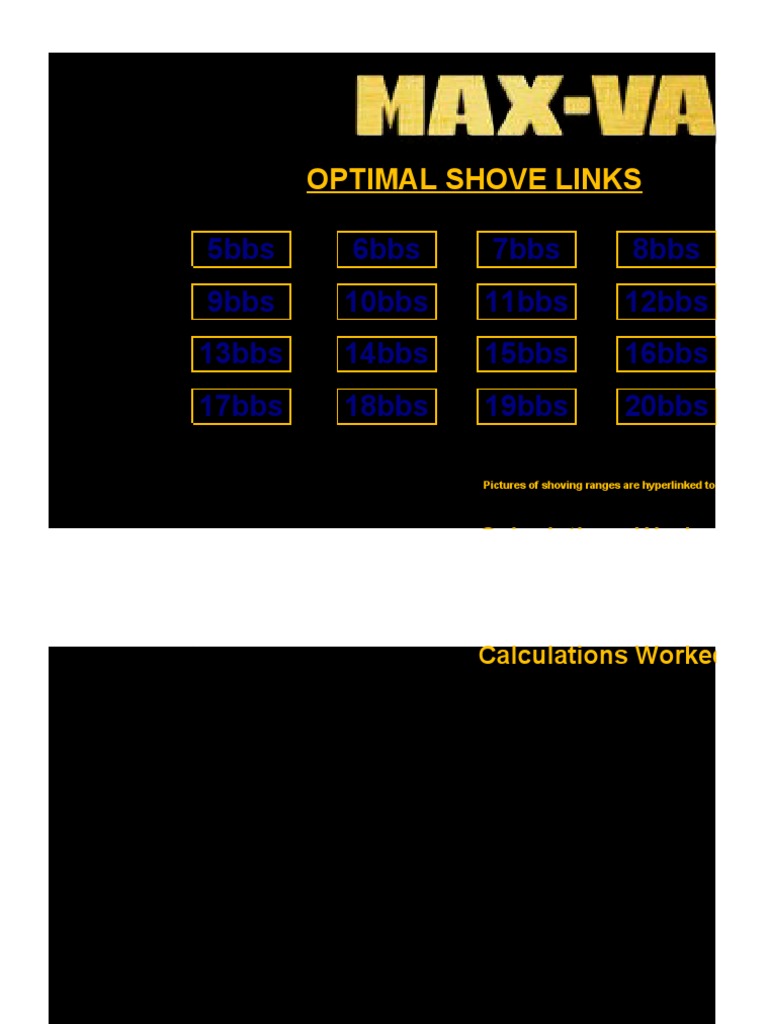 Tabela de Shove e Call em Shove | PDF | Digital Television ...