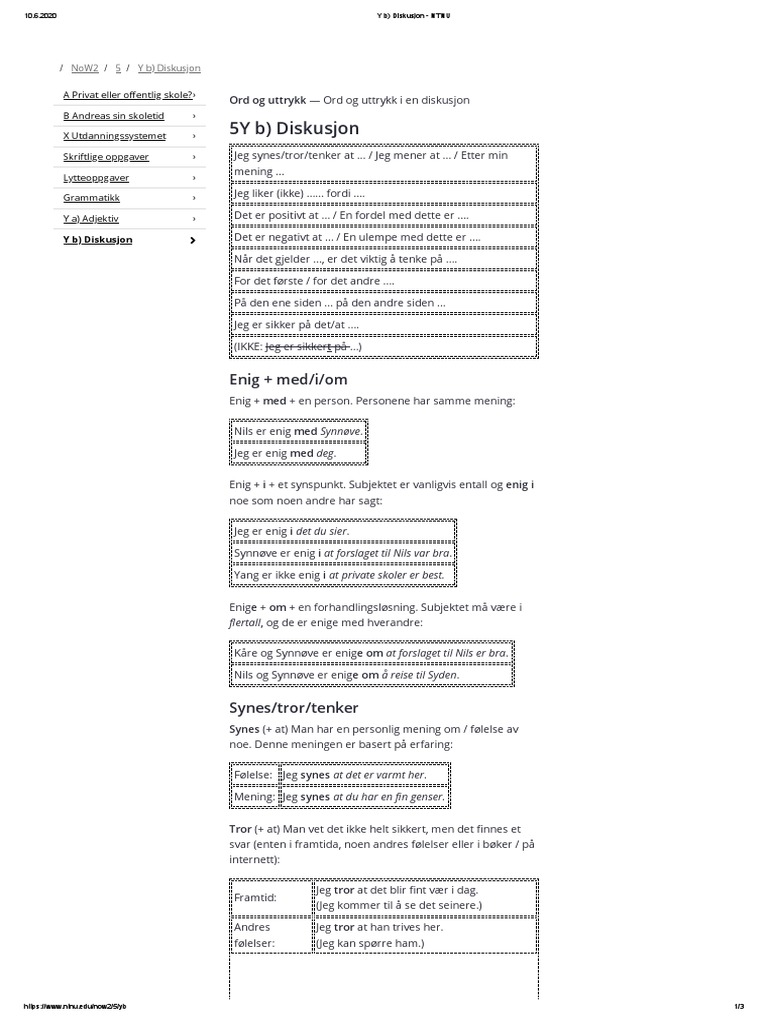 Enig Med, Enig Om, Enig I | PDF