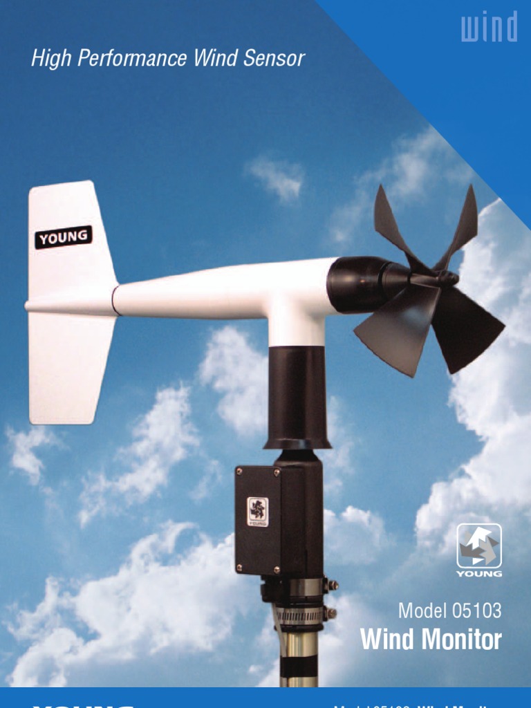 Young Wind Monitor 05103 | Download Free PDF | Sensor | Physics