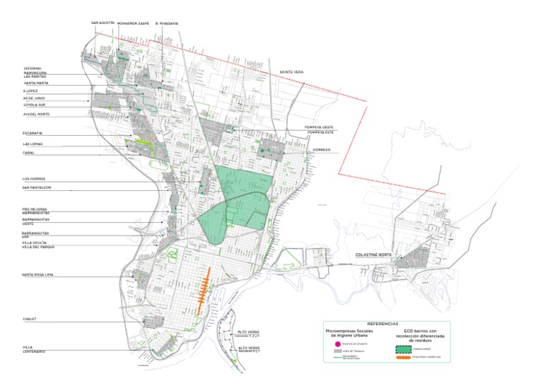 Mapa de Barrios de Santa Fe | PDF