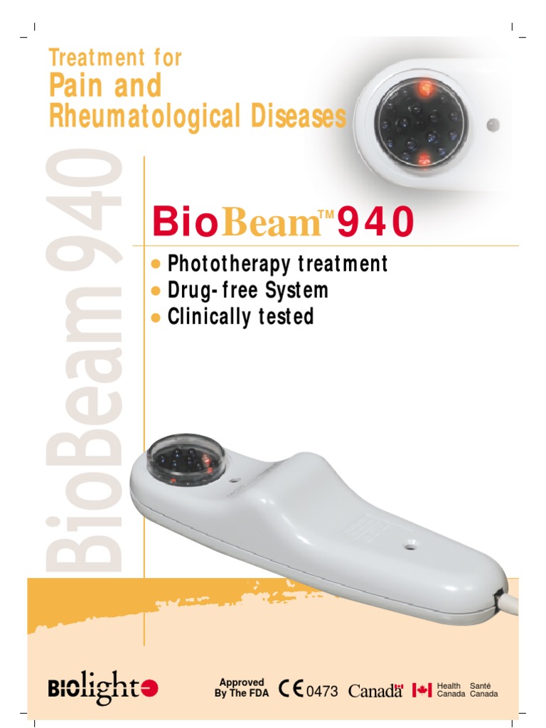 BioBeam 940 Brochure - Syrolight | Osteoarthritis | Rheumatology