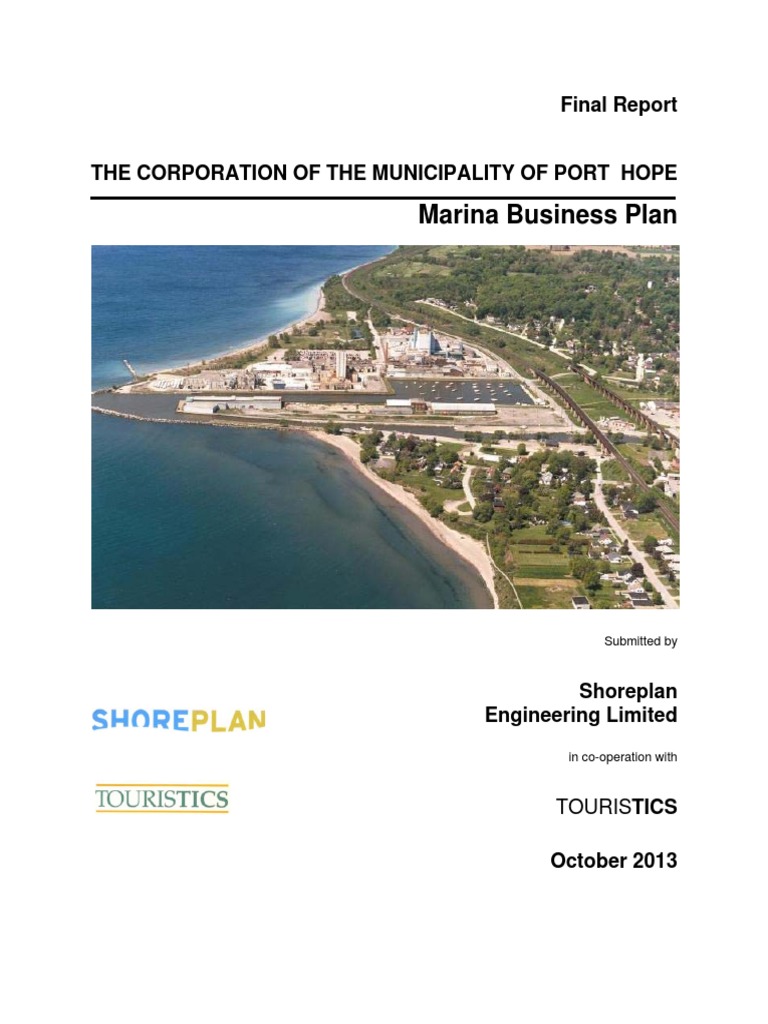 Port Hope Marina Business Plan Study: A Comprehensive Analysis of ...