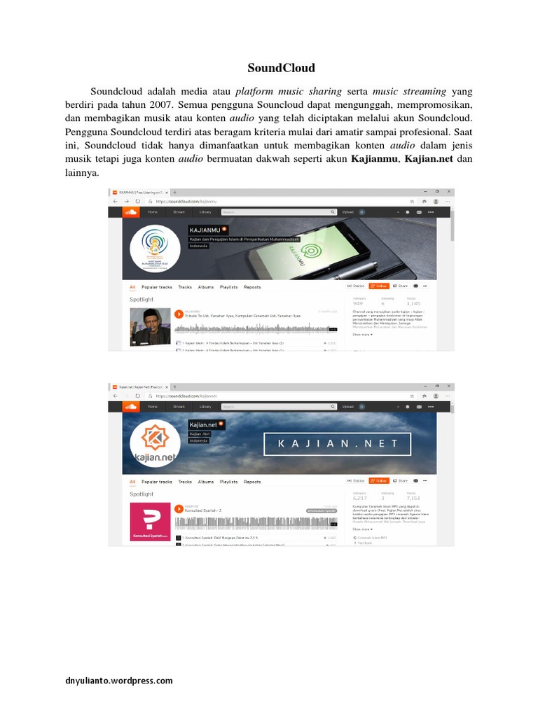 Tutorial Soundcloud | PDF