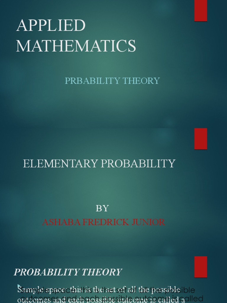 Probability Theory | PDF | Probability | Probability Theory