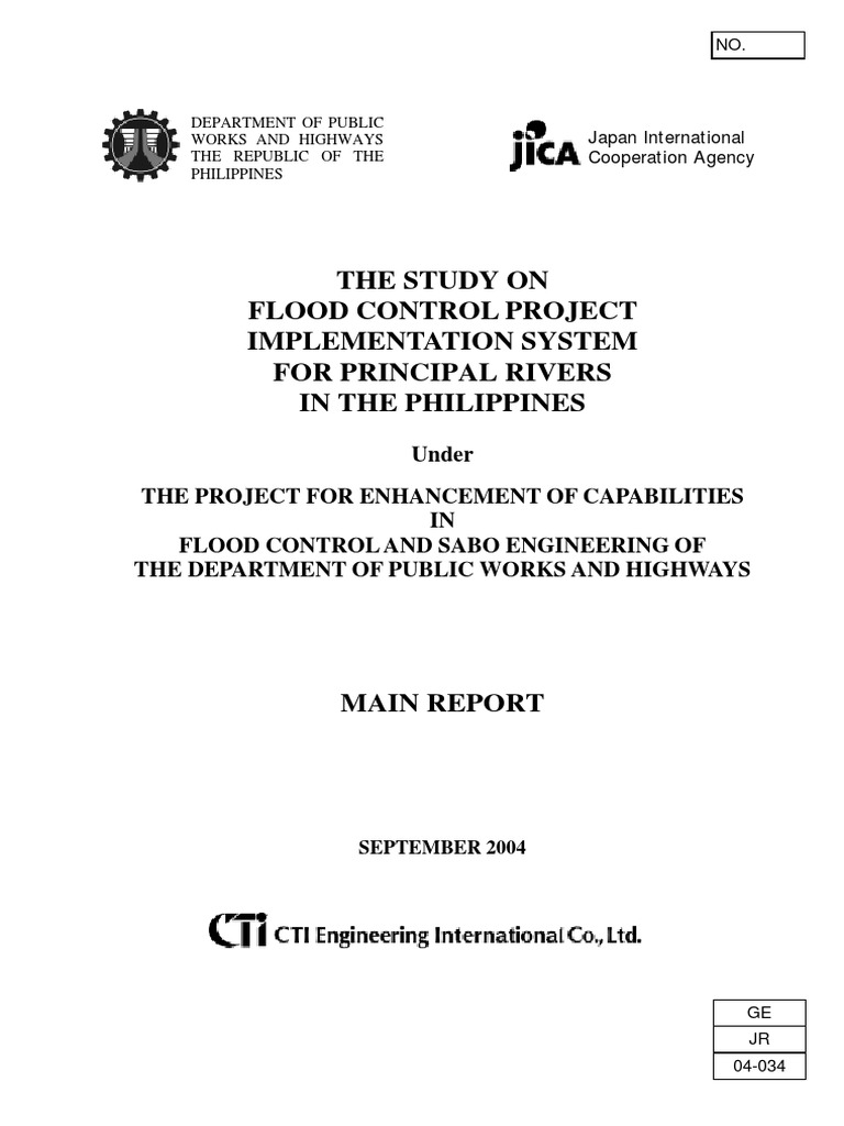 Study On Flood Control Project For Rivers in The Philippines | Download ...