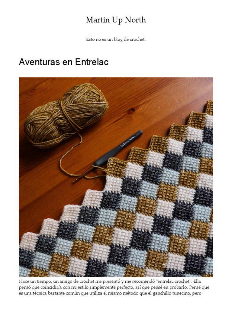 Adventures in Entrelac - Martin Up North | PDF | Tejer | Artesanías