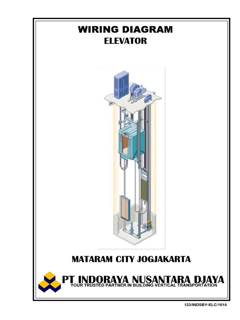 Wiring Diagram Elevator: 123/INDSBY-ELC/1014 | PDF | Elevator ...