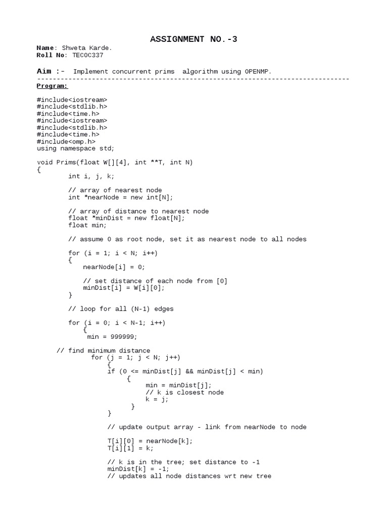 Prims Pdf Algorithms And Data Structures Computer Programming