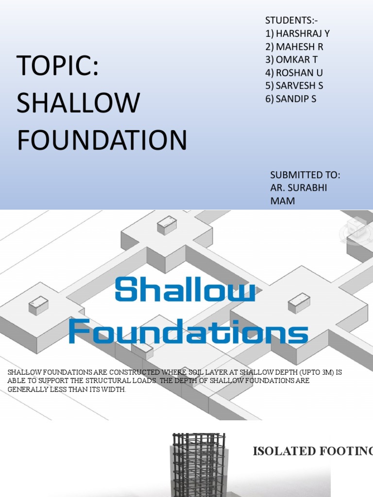 Types of Foundation Powerpoint | PDF | Composite Material | Economic ...