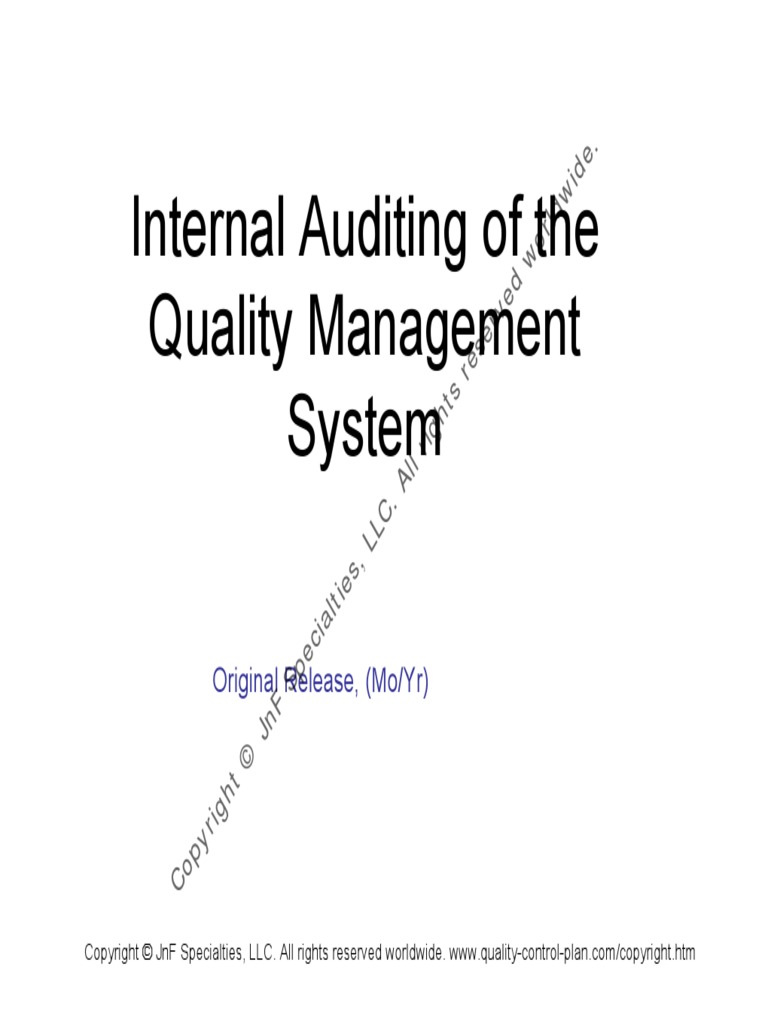 AS9100 Internal Auditor Training PDF | PDF | Iso 9000 | Audit