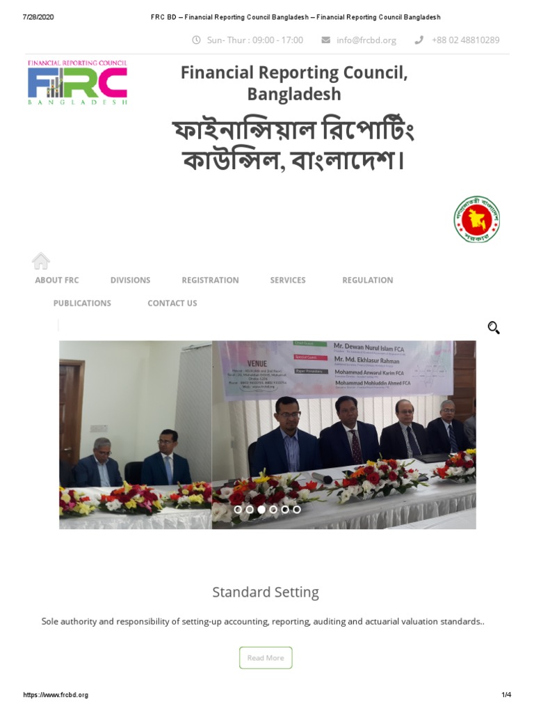 FRC BD - Financial Reporting Council Bangladesh - Financial Reporting Council Bangladesh PDF ...