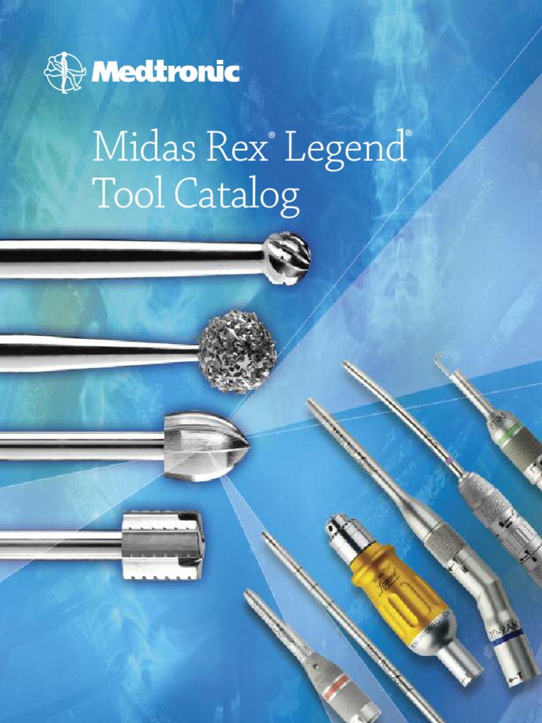 Midas Rex Legend Tool Catalog | PDF | Inventory | Equipment