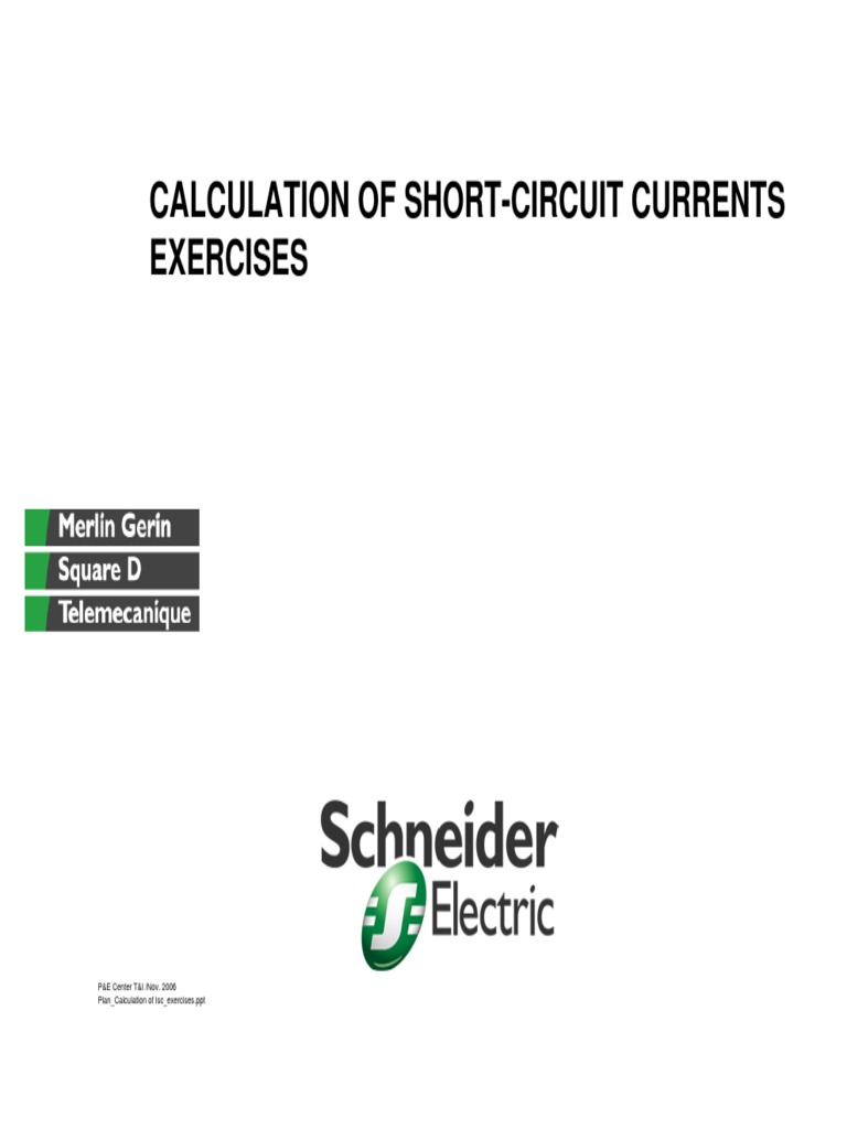 06-Plan - Calculation of Isc - Exercises | PDF | Energy Technology ...