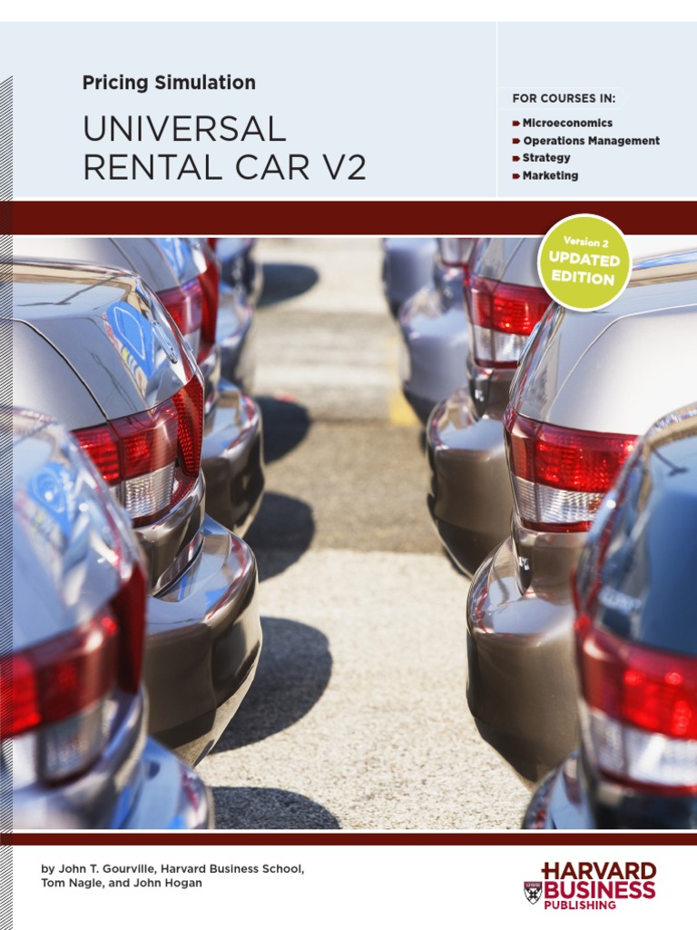 Universal Rental Car V2: Pricing Simulation | PDF | Pricing | Demand