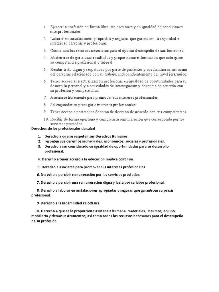 Ejercer La Profesión en Forma Libre | PDF