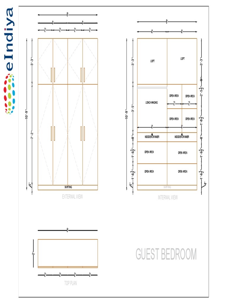 Guest Bedroom Wardrobe | PDF | Interior Design | Home