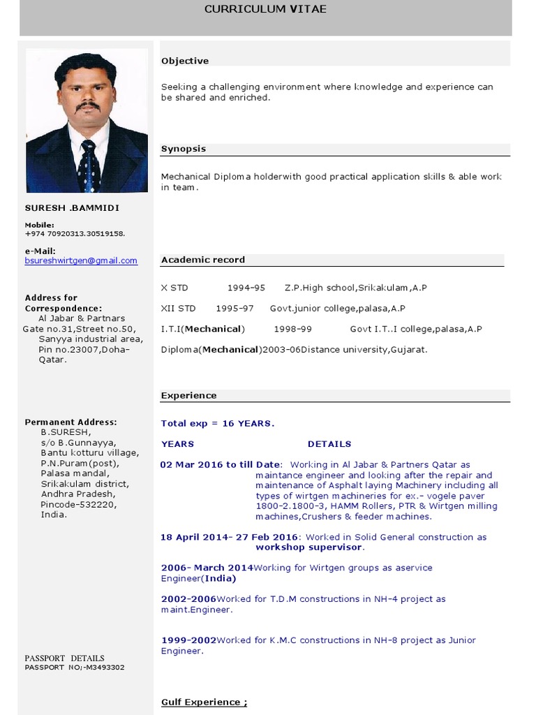 Resume SURESH BAMMIDI | PDF | Business