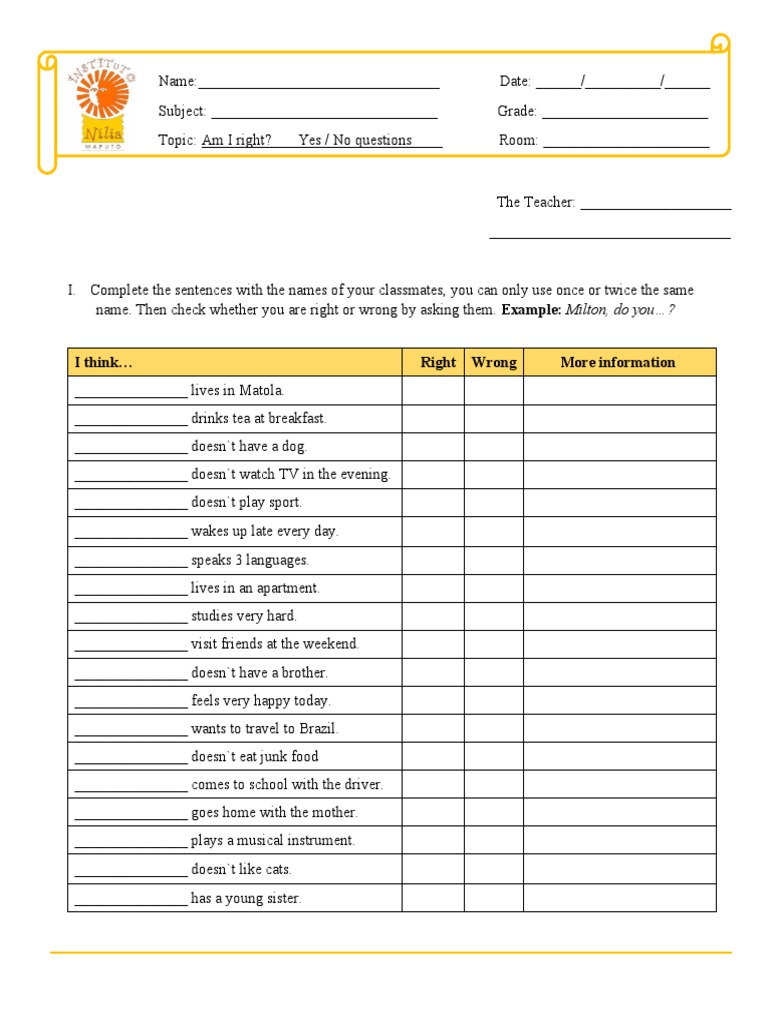I Think Right Wrong More Information | PDF