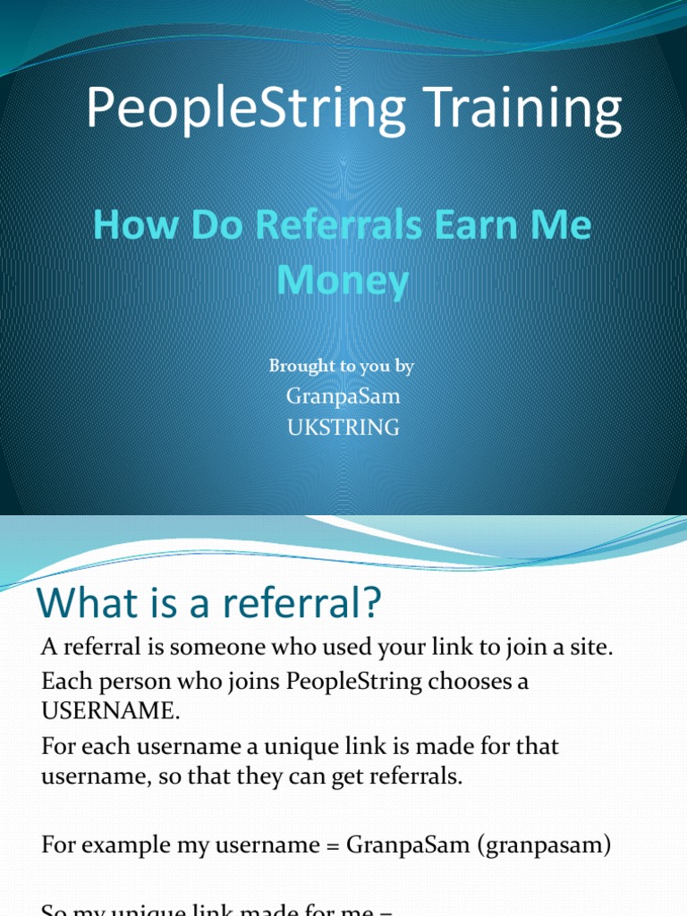 How Do Referrals Earn Me Money | PDF | Communication | World Wide Web