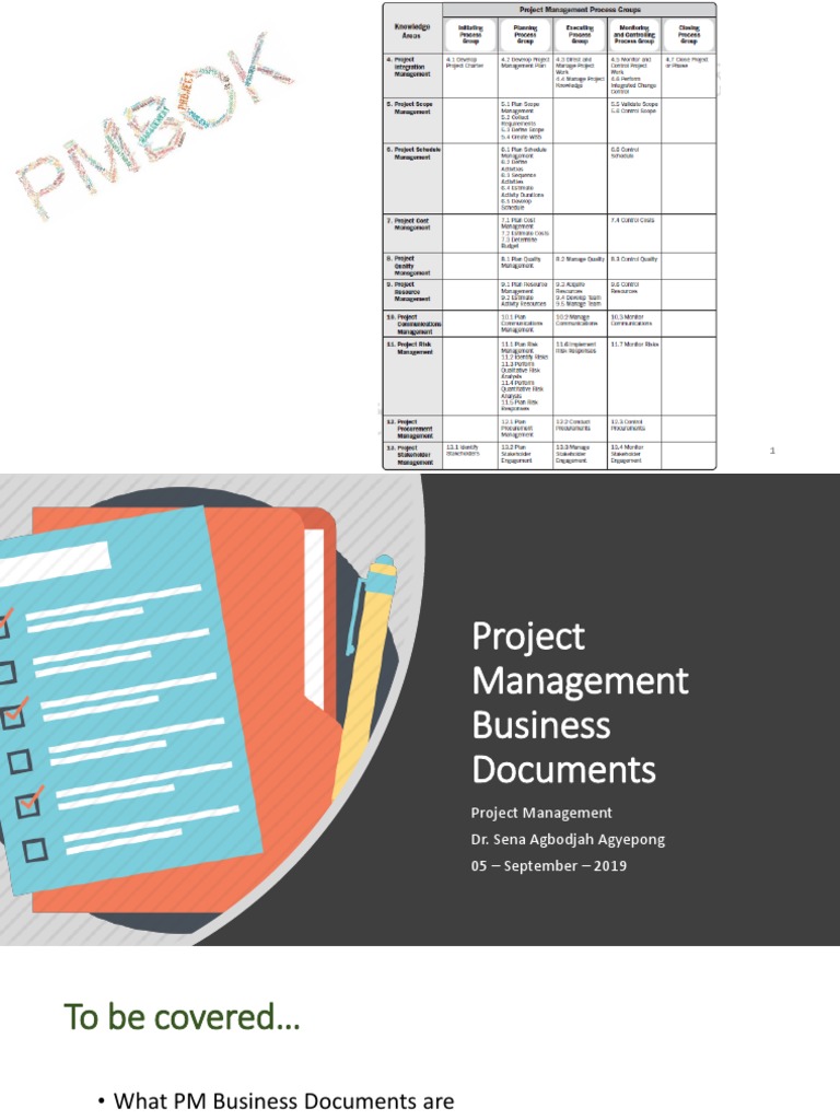 Project Management Business Documents | PDF | Needs Assessment ...