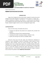 SUPPLY CHAIN MANAGEMENT IN HOSPITALITY INDUSTRY-Module PreLim | PDF ...