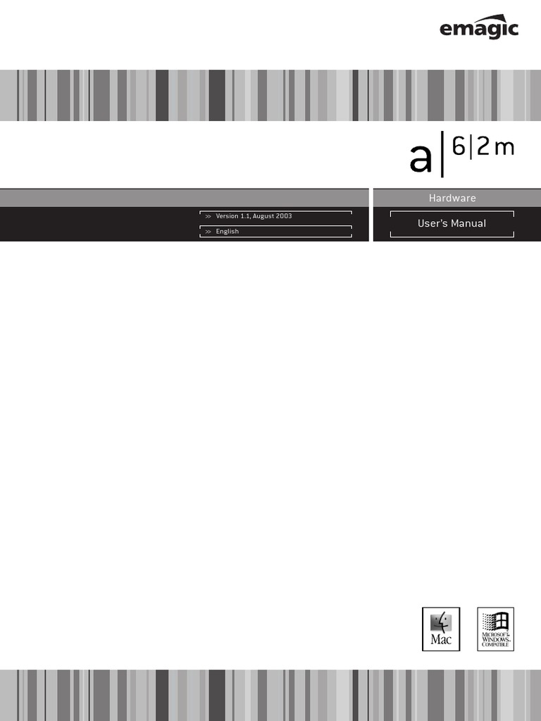 SOUND CARD - Emagic A 62 en PDF | PDF | Usb | Damages