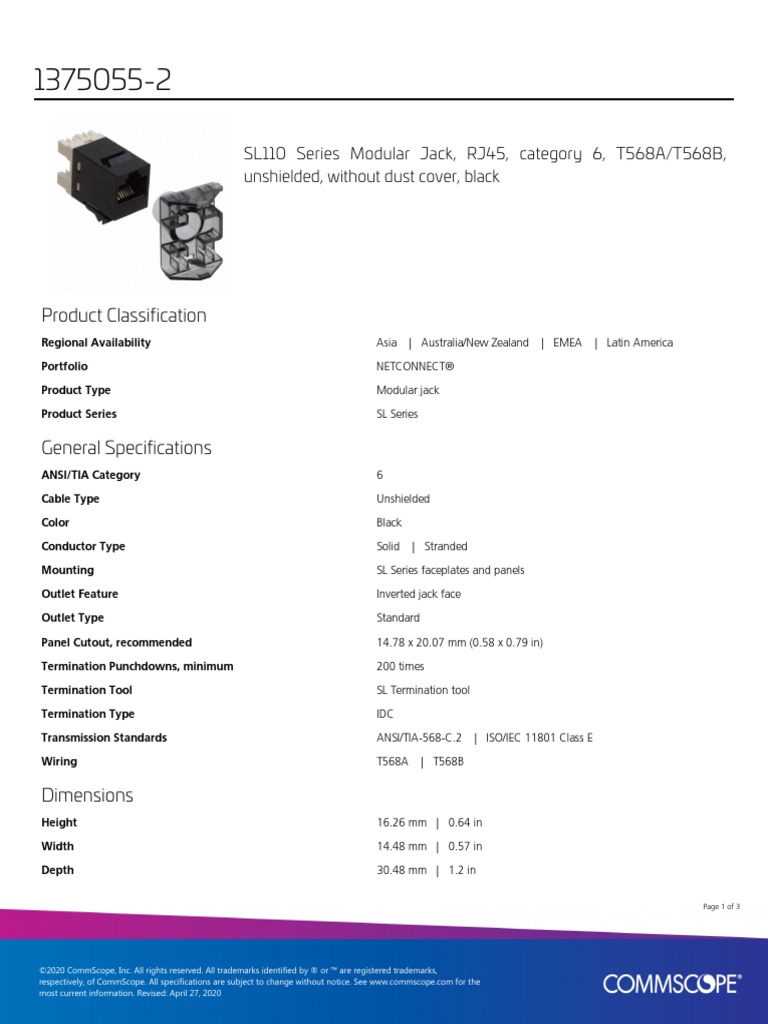 1375055-2 Product Specification PDF | PDF | Electrical Components ...