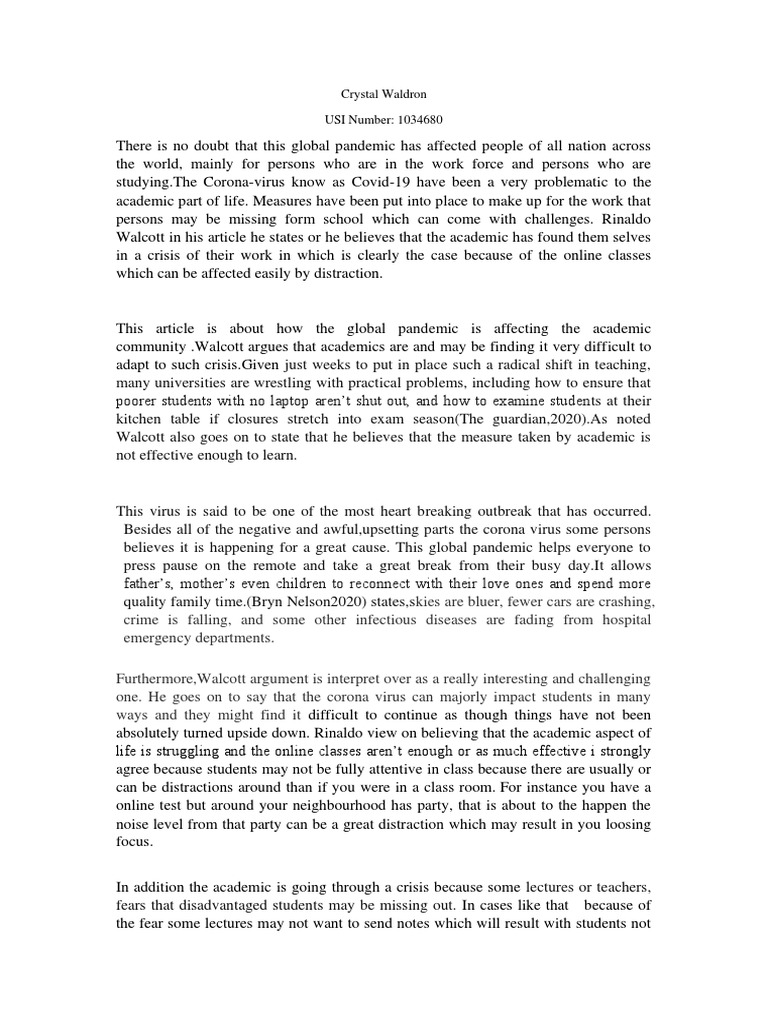 Crystal Waldron Critical Review | PDF | Educational Technology | Behavior Modification