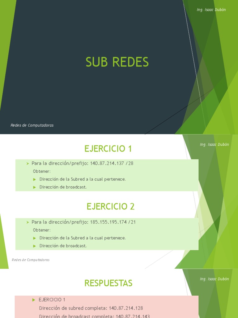 Tema 3 SubRedes Parte3 Ejercicios PDF | PDF