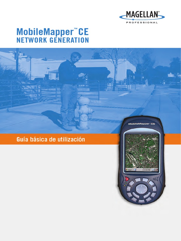 Guía Básica de Utilización MobileMapper CE Rev C PDF | PDF | Sistema de ...