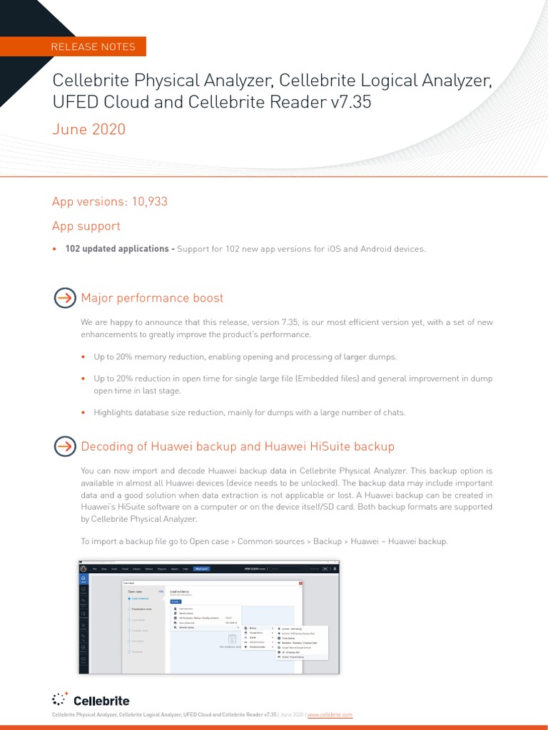Cellebrite Physical Analyzer, Cellebrite Logical Analyzer, UFED Cloud ...