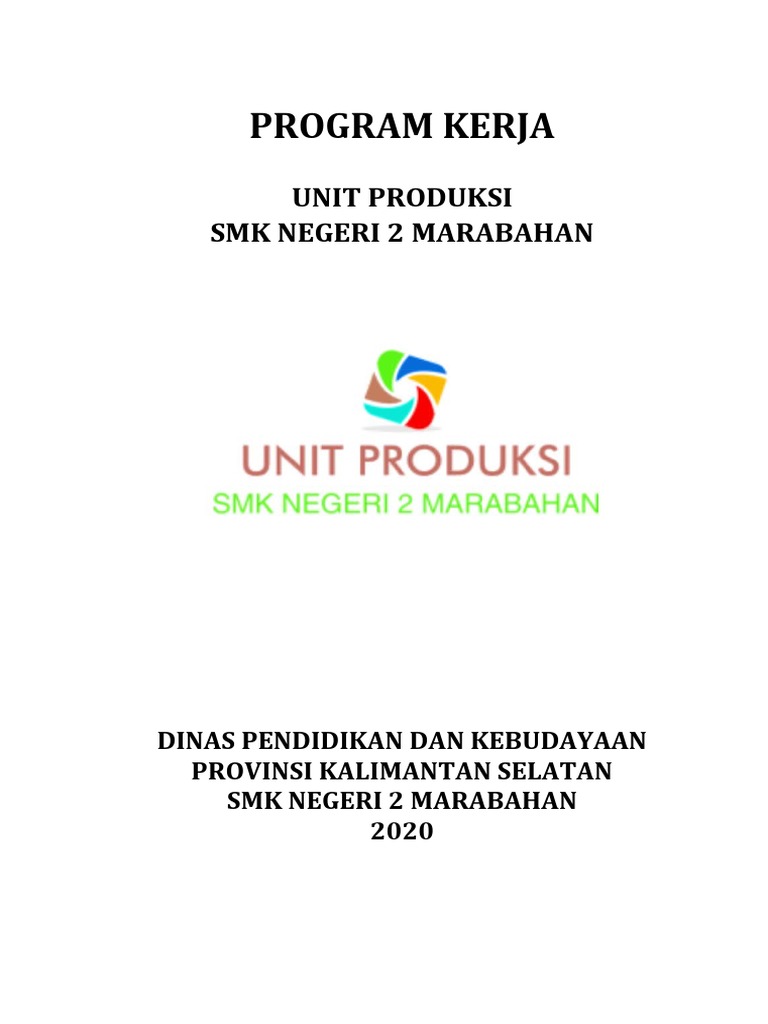 Program Kerja Unit Produksi | PDF | Bisnis