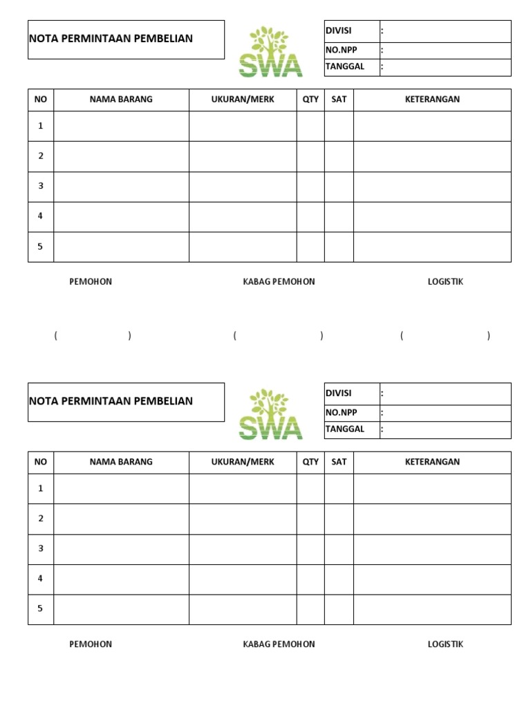 Form NPB, NPP & LPB | PDF