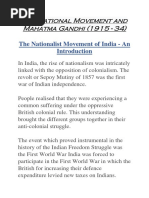 All The Important Dates of History Chapter Nationalism in India | PDF