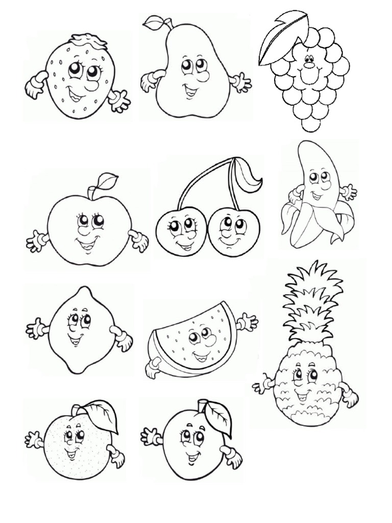 Frutas PARA RECORTAR | PDF