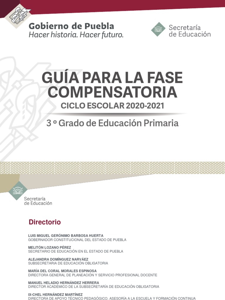 Guía Fase Compensatoria 2020-2021 | PDF | Residuos | Educación primaria