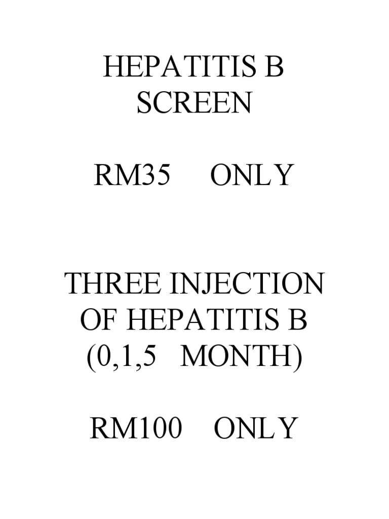 Hepatitis B Screen | PDF
