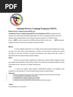 NSTP - CWTS Vision, Mission & Core Values | PDF