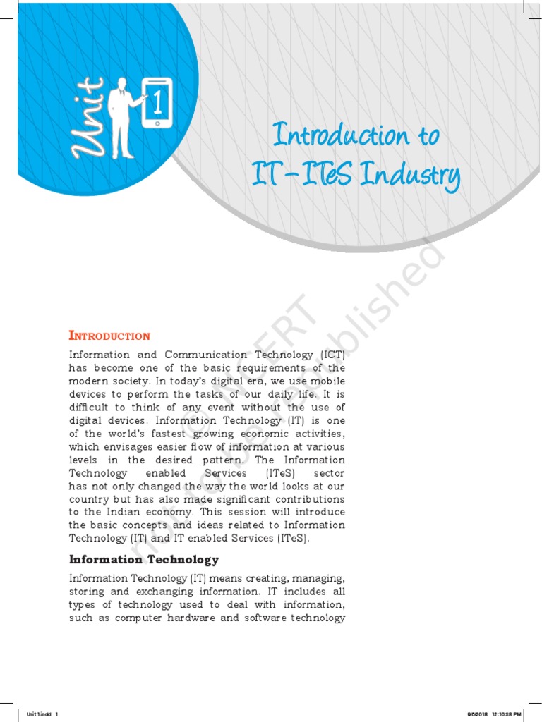 IT and ITeS - INtroduction | PDF | Outsourcing | Magnetic Resonance Imaging