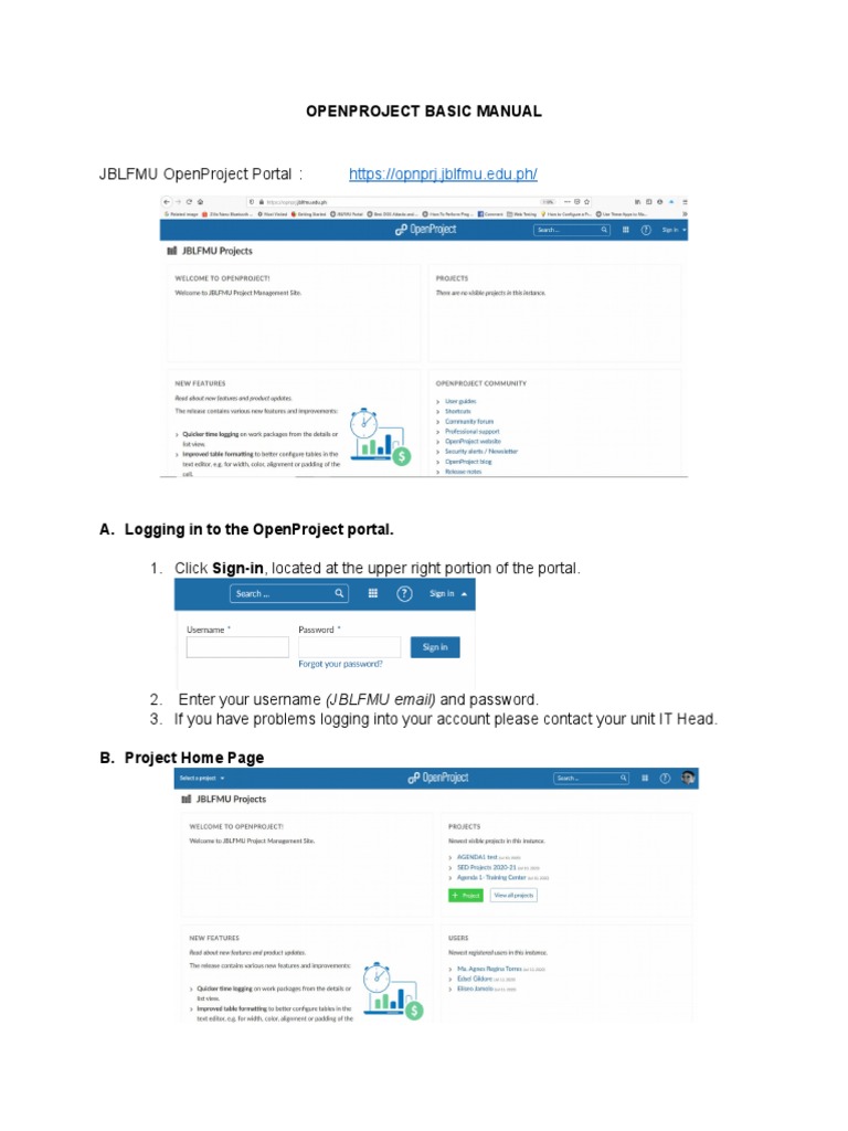 Openproject Basic Manual | PDF | Software | Computing