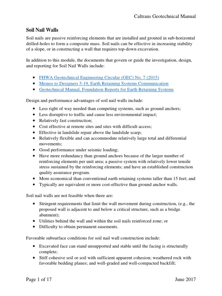 Caltrans Geotechnical Manual | PDF | Geotechnical Engineering ...