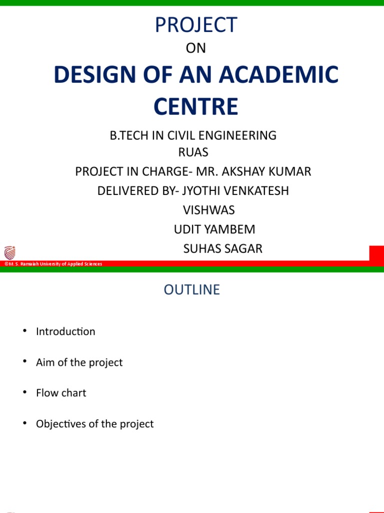 Design of An Academic Centre: Project | PDF | Economies | Business