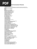Pressure Conversion Chart | PDF | Pascal (Unit) | Pressure