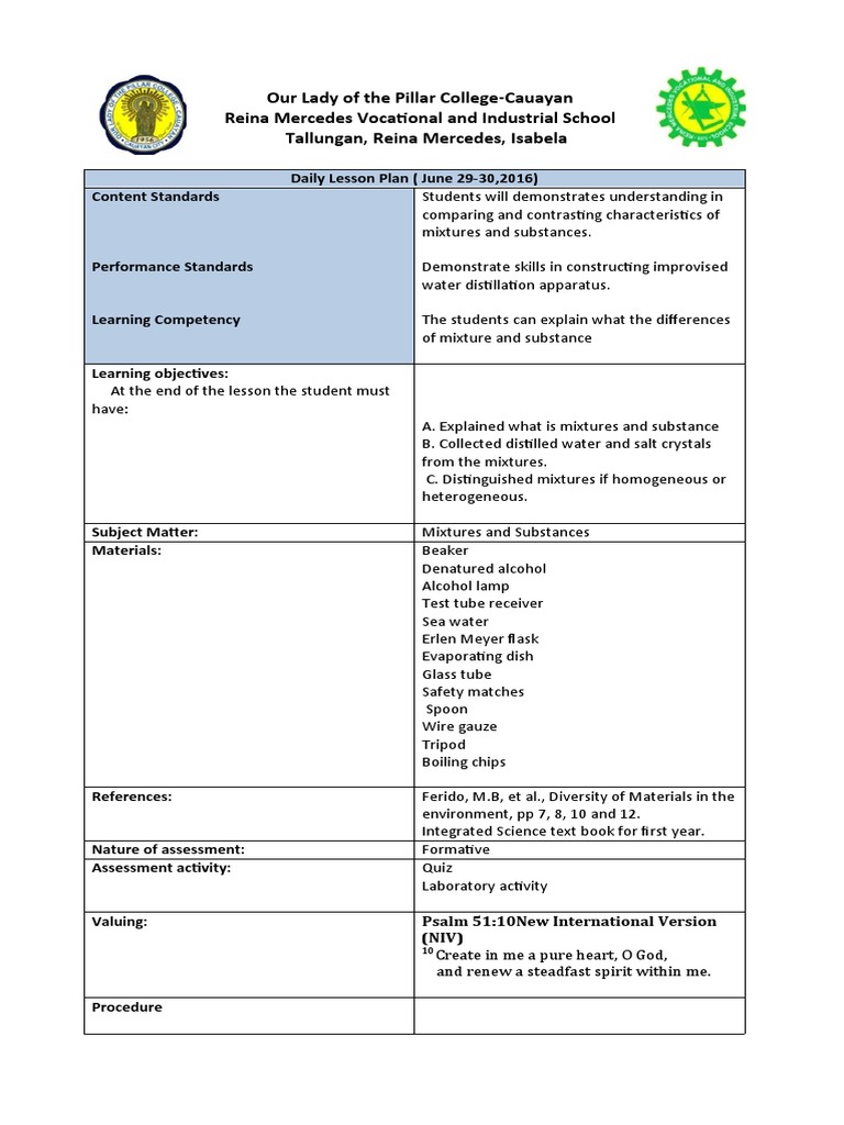 DLP Mixtures | PDF | Mixture | Solution